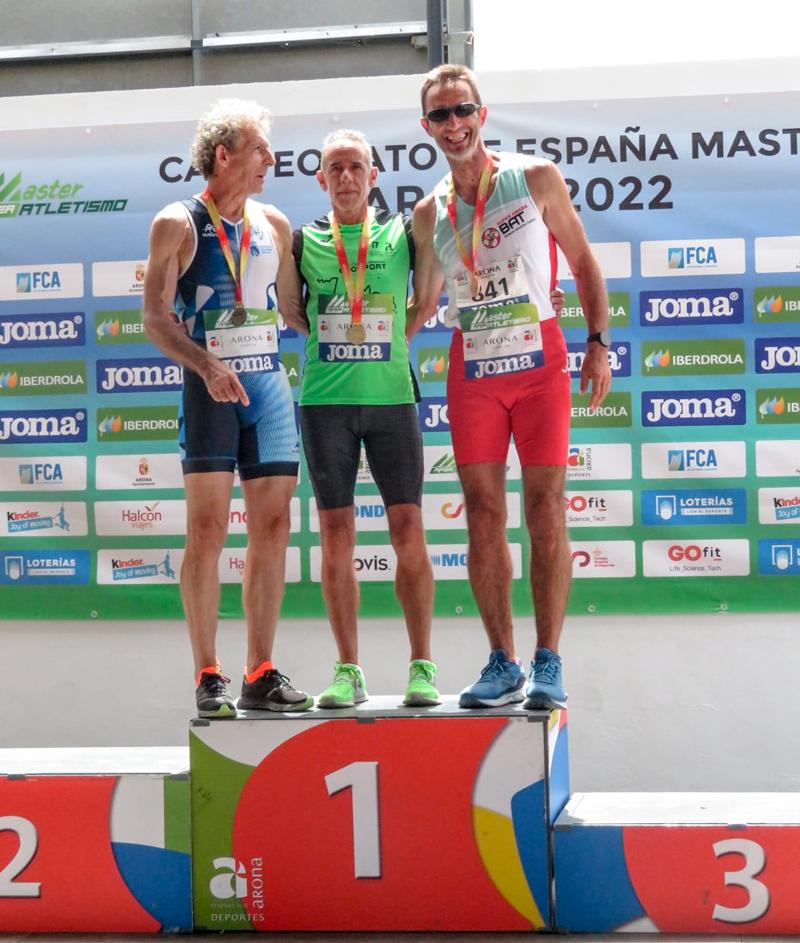 Dos medallas y un puesto de finalista de José Mª Zabala en el Campeonato de España Máster ...