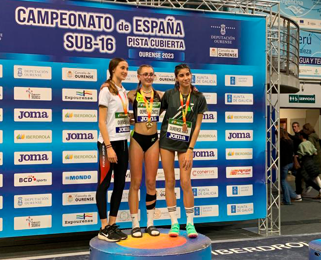 Dos medallas y un puesto finalista en el Campeonato de España sub16 de Pista Cubierta - Bidasoa ...