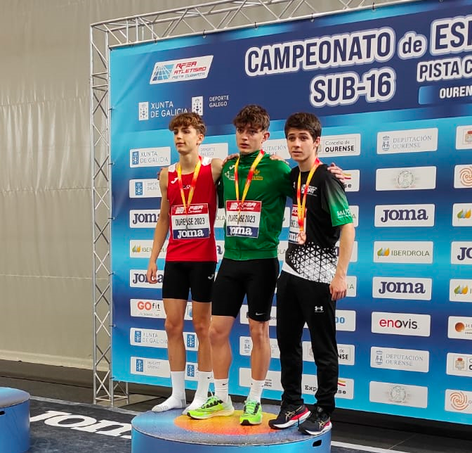 Dos medallas y un puesto finalista en el Campeonato de España sub16 de Pista Cubierta - Bidasoa ...